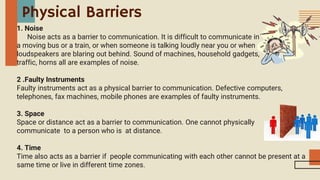 Unit.1.5.barriers to communication | PPTX