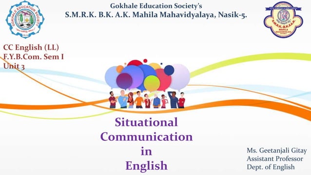 Unit.3.1.situational communication in english | PPTX | Phone Services ...