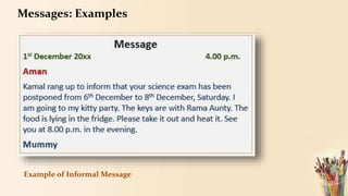 Unit.3.3.taking and leaving messages. writing a note | PPTX