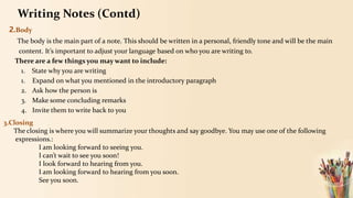 Unit.3.3.taking and leaving messages. writing a note | PPTX