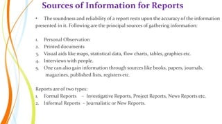 Unit.2.3.report writing | PPTX