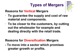 Unit 9 merger and acquisitions | PPT