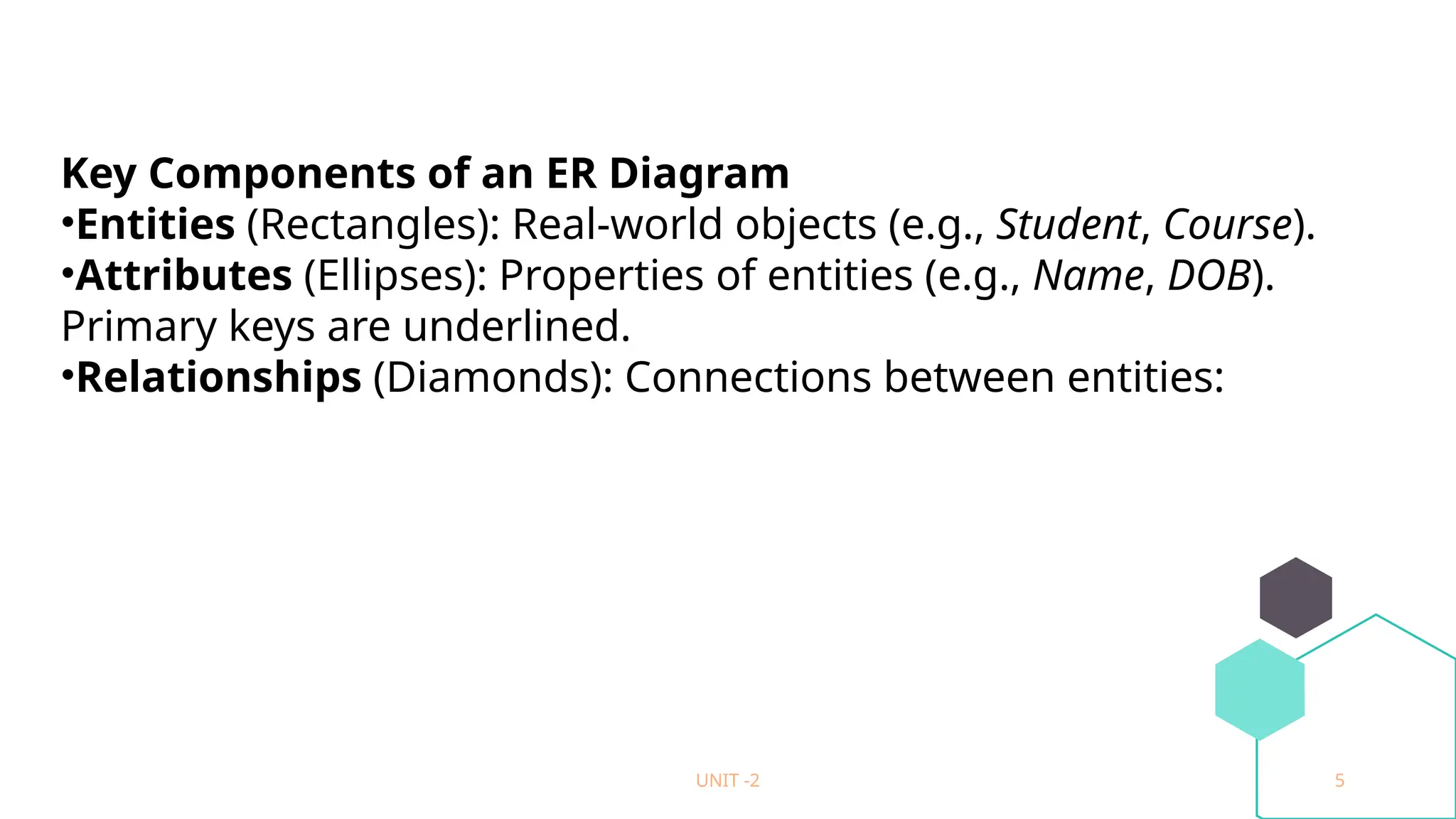 UNIT -2 Entity, Attributes Keys ,ER.pptx