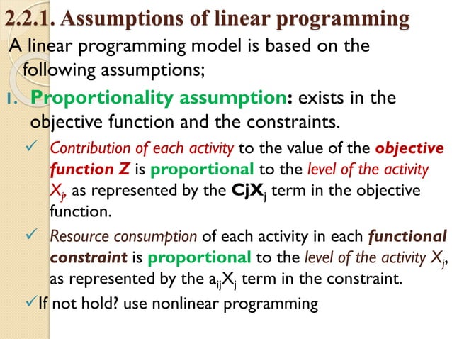 Unit.2. linear programming | PPT