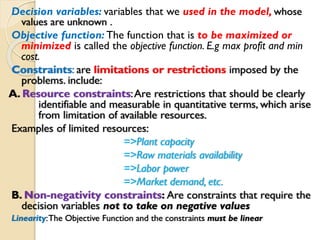 Unit.2. linear programming | PPT