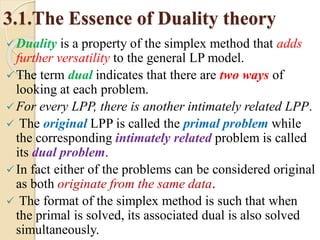 Unit.3. duality and sensetivity analisis | PDF