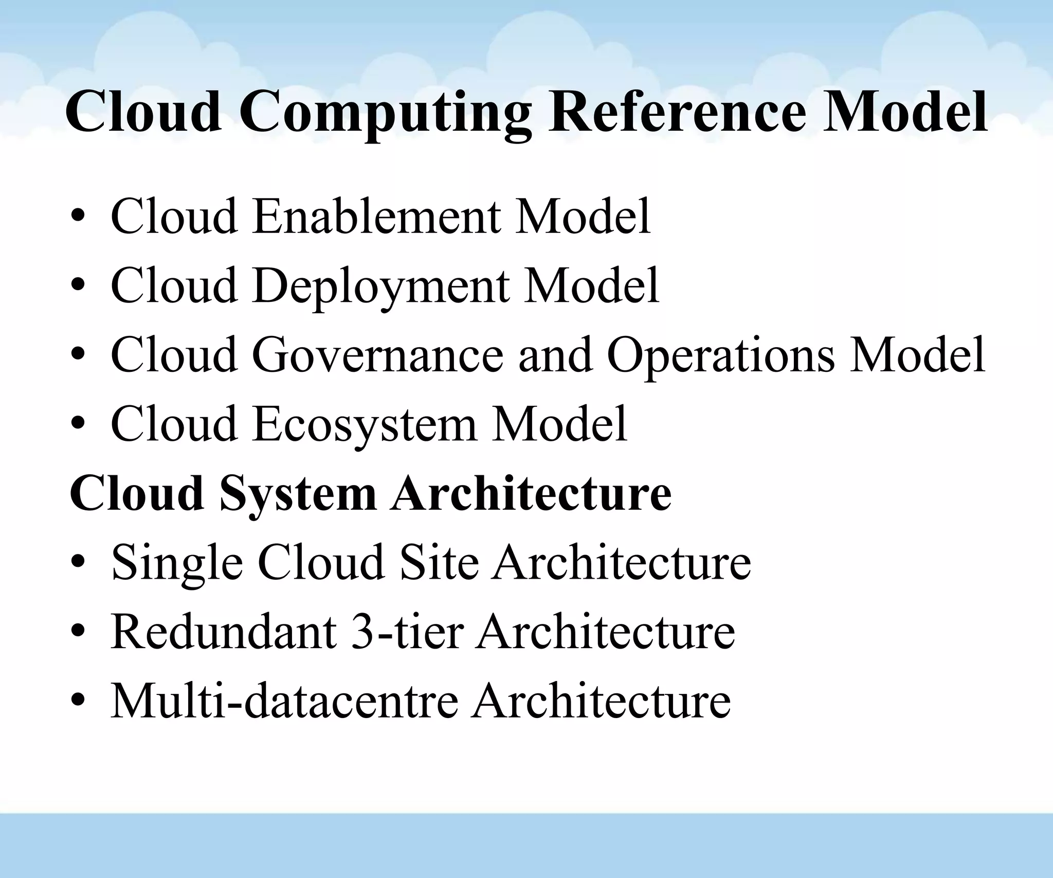 Unit 2 Cloud Computing Architecture Ppt Cloud Computing Internet