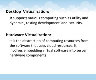 Unit 2 -Cloud Computing Architecture | PPT | Cloud Computing | Internet