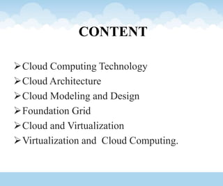 Unit 2 -Cloud Computing Architecture | PPT