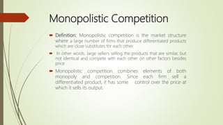 Lec 23 Monopolistic Competition | PPT