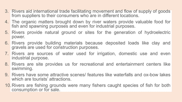 UNIT. 4. Rivers.pptx, river system, tribuary | PPTX