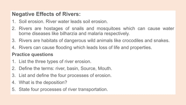 UNIT. 4. Rivers.pptx, river system, tribuary | PPTX