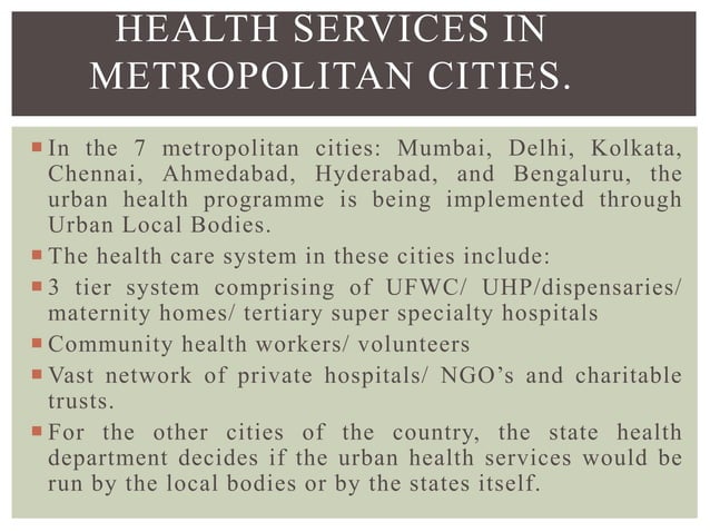 SUB CENTER, PRIMARY HEALTH CENTER, COMMUNITY HEALTH CENTER | PPTX | Healthcare Industry | Industries