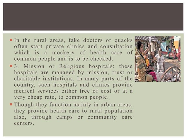 SUB CENTER, PRIMARY HEALTH CENTER, COMMUNITY HEALTH CENTER | PPTX | Healthcare Industry | Industries