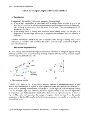 Unit.5. Gyroscopic Couple and Precession Motion - Lecture notes.pdf
