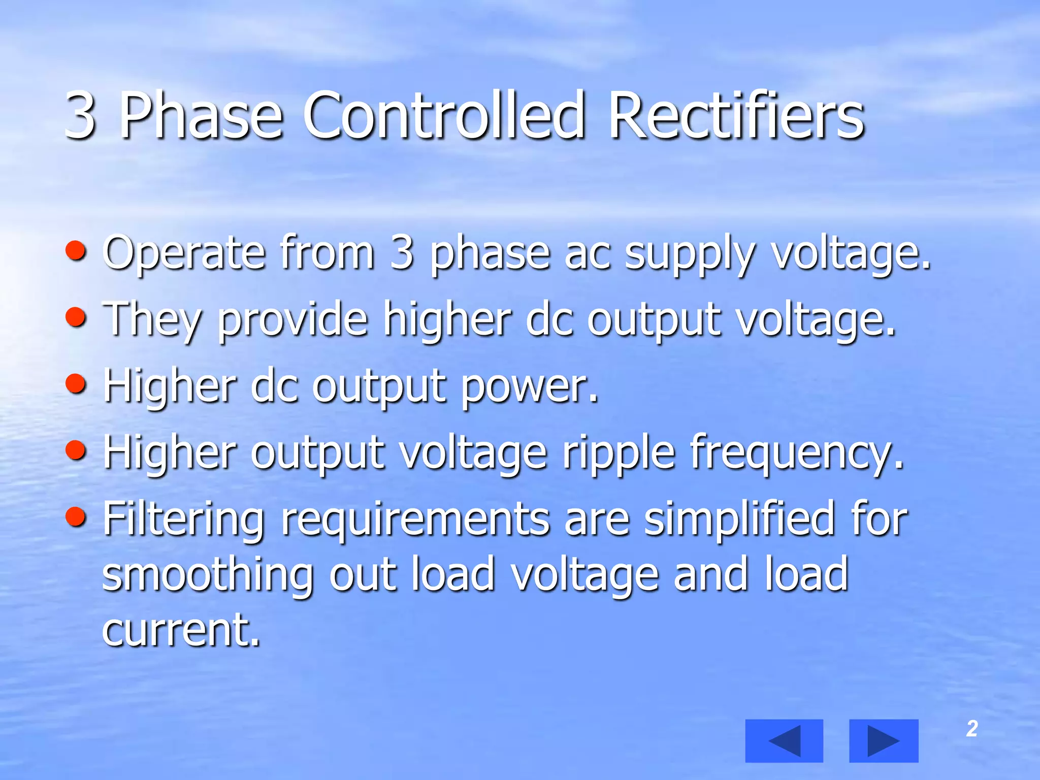 Unit-2 Three Phase controlled converter | PPTX