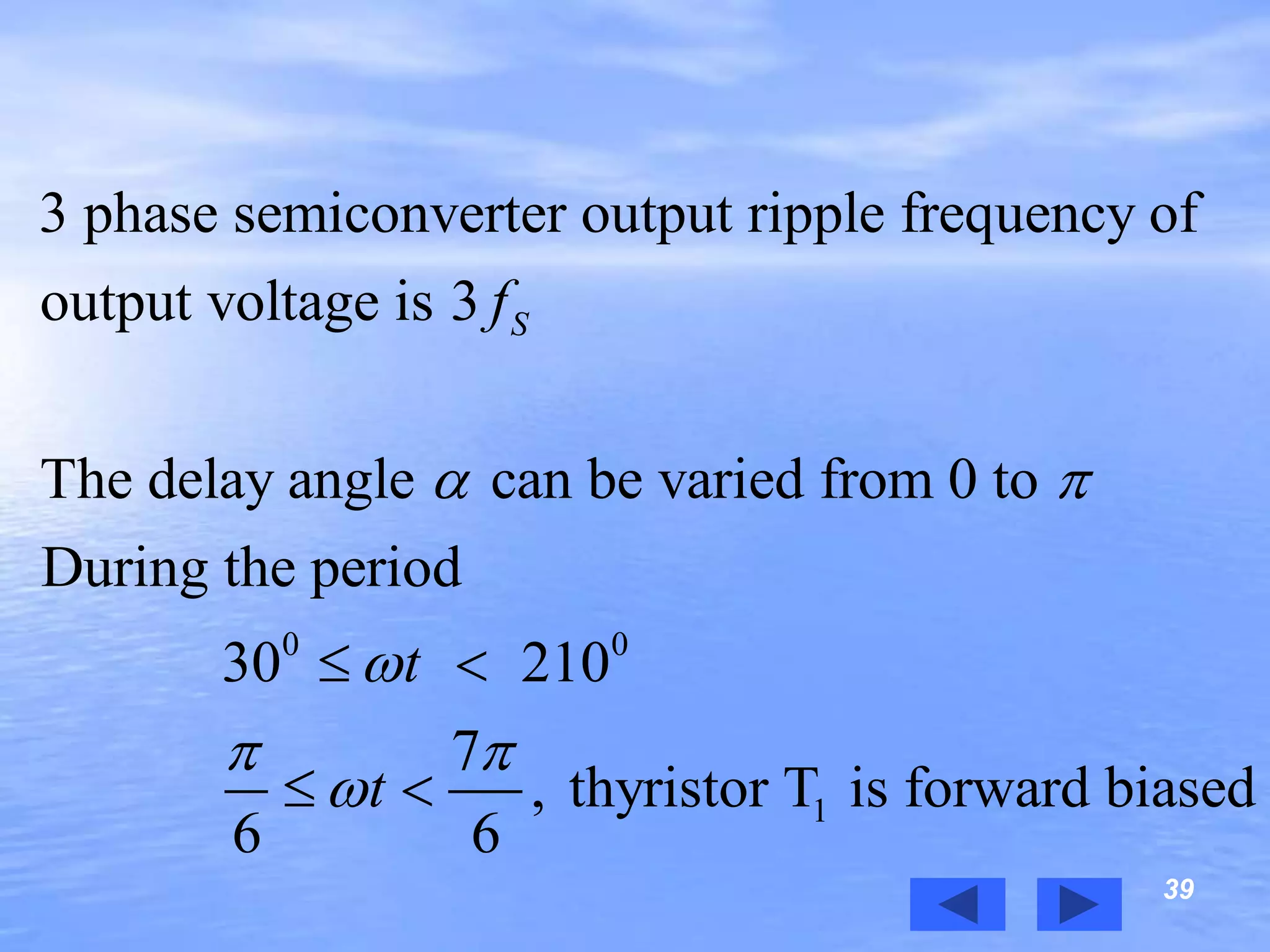 Unit-2 Three Phase controlled converter | PPTX