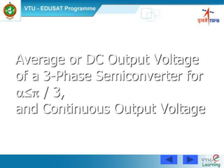 Unit-2 Three Phase controlled converter | PPTX