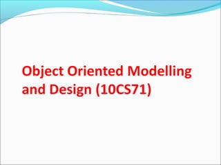 Unit 2(advanced class modeling & state diagram) | PPT
