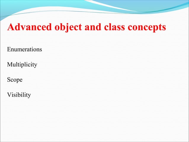 Unit 2advanced Class Modeling And State Diagram Ppt