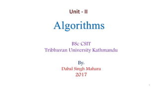 Unit 2 algorithm | PPT