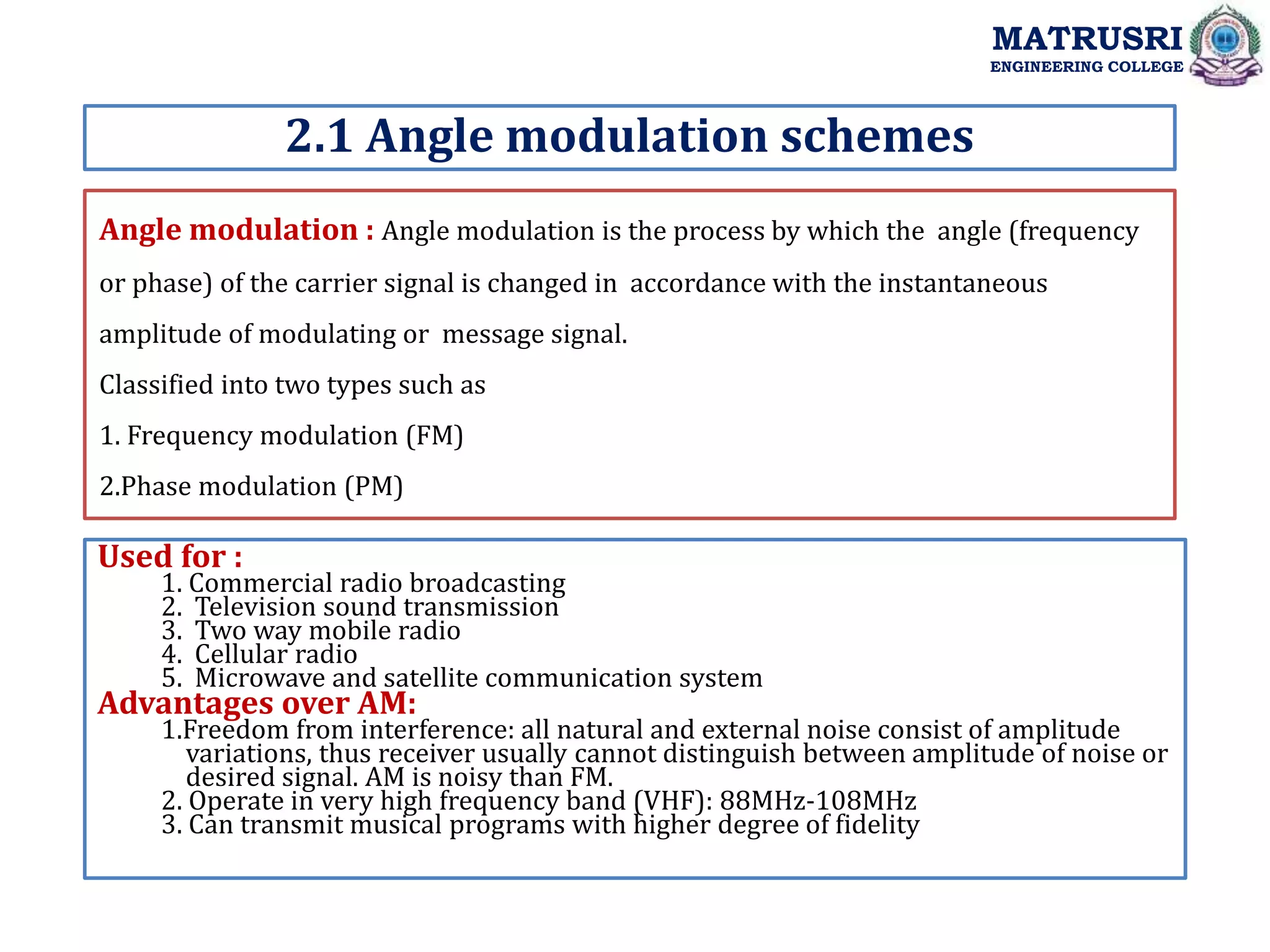 Unit 2 Angle Modulationppt