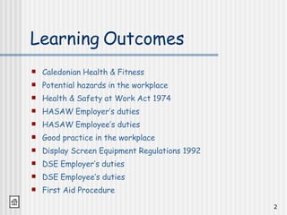 Unit 2b - Safe Working Practice & Procedures | PPT