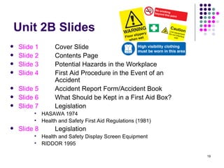 Unit 2 B Safe Working Practices | PPT