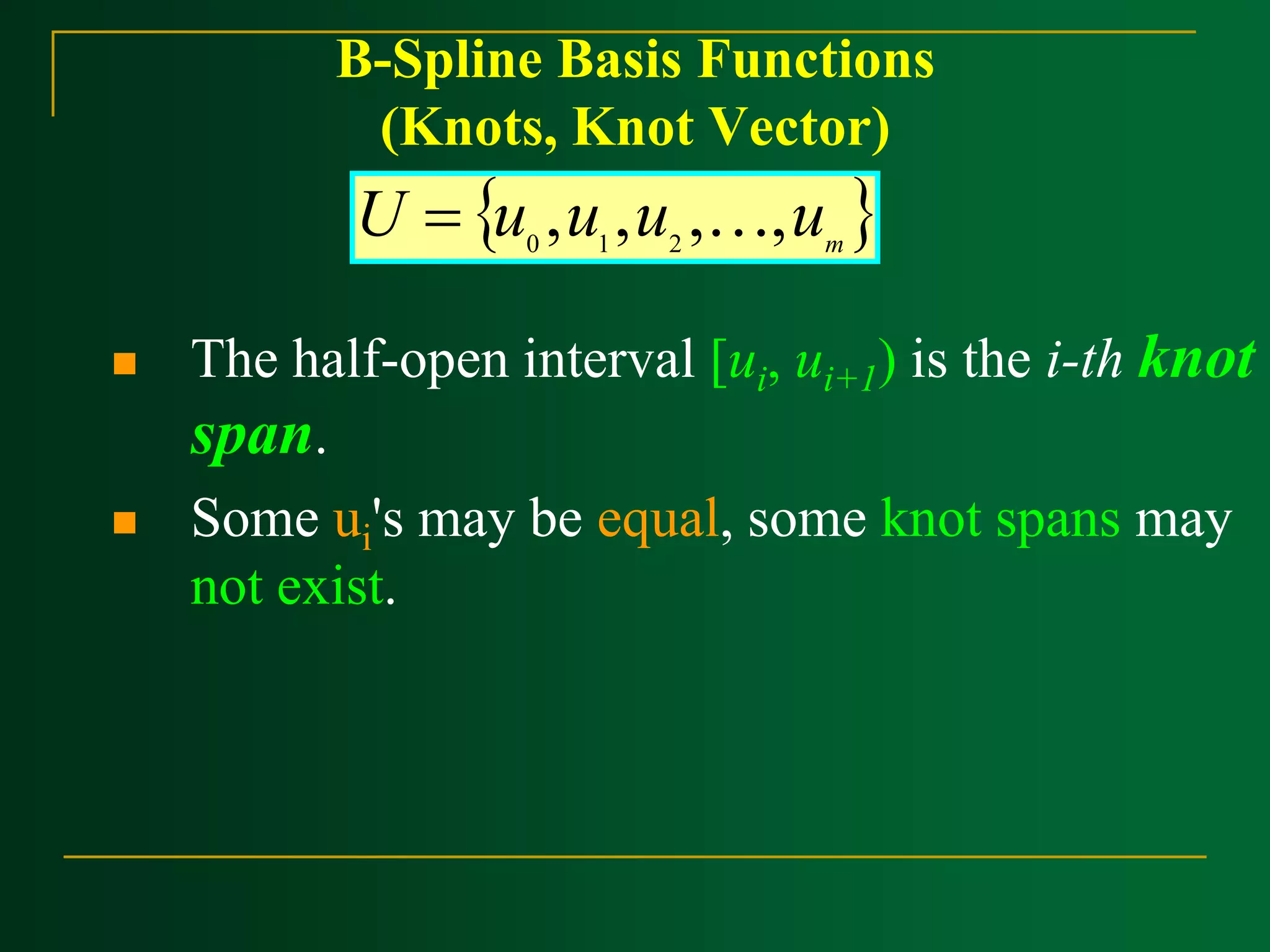 B-spline | PPT