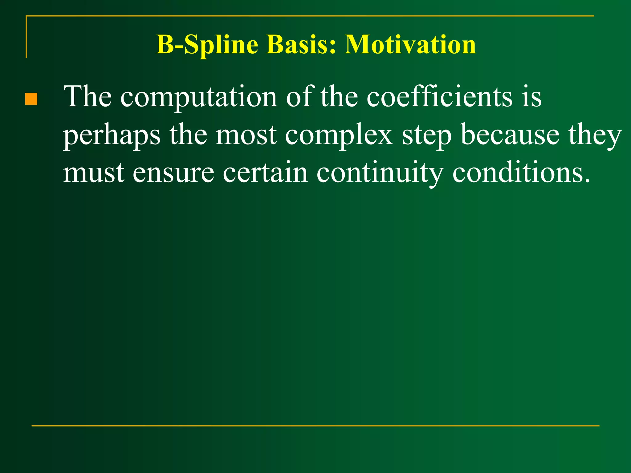 B-spline | PPT
