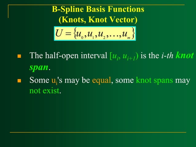 B-spline | PPT