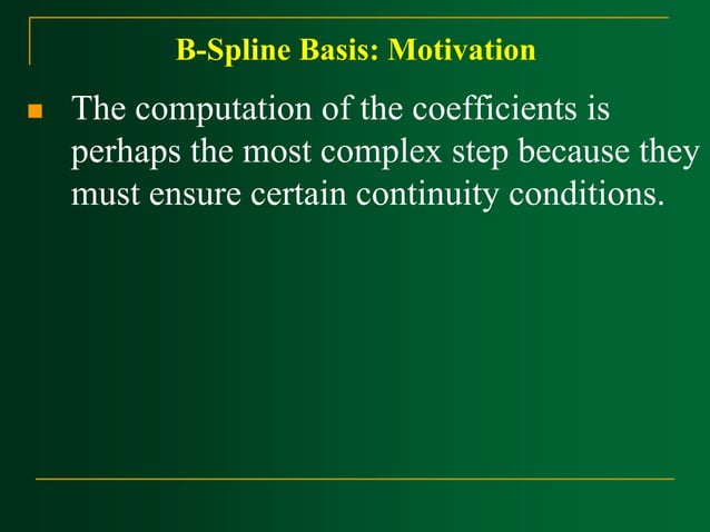 B-spline | PPT