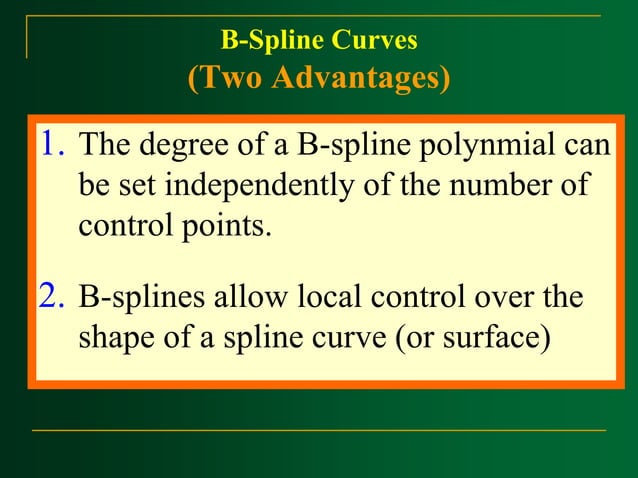 B-spline | PPT