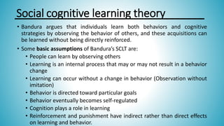 unit-2, Bandura SLT & SCLT. This is basically about the learning theory ...