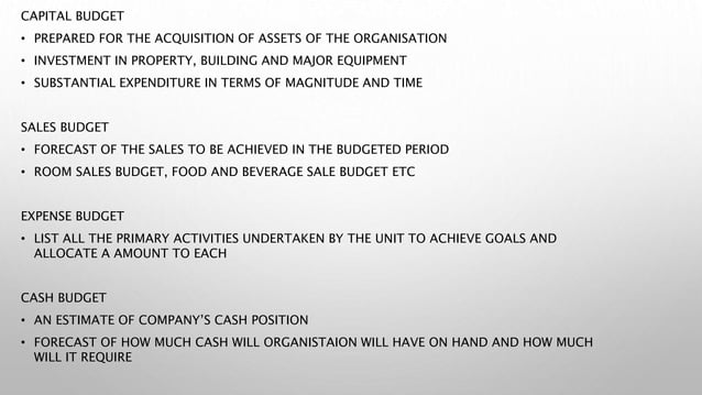 Unit-2 Budget.pptx front office hotel management | PPTX
