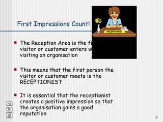 Unit 2c - Reception Services | PPT