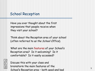 Unit 2c - Reception Services | PPT