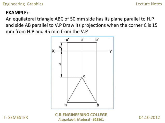 Unit 2c-16-projection-of-planes | PPT