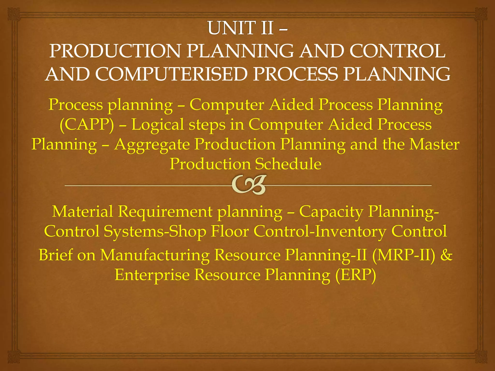 Unit 2 cim | PPT