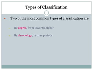classification essay | PPTX