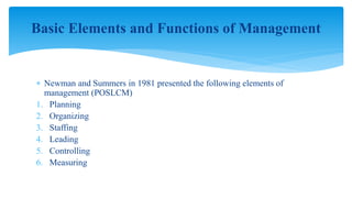 Unit 2 concept of school management | PPTX