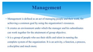 Unit 2 concept of school management | PPTX