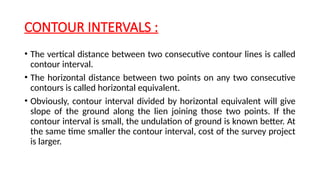Unit-2 CONTOUR surveying of engineers of civil | PPTX