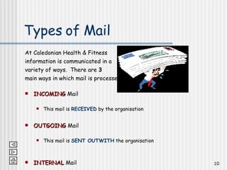 Unit 2d - Mail Handling | PPT
