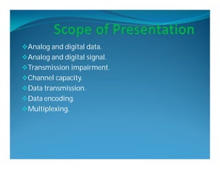 Data Communication Principles | PDF