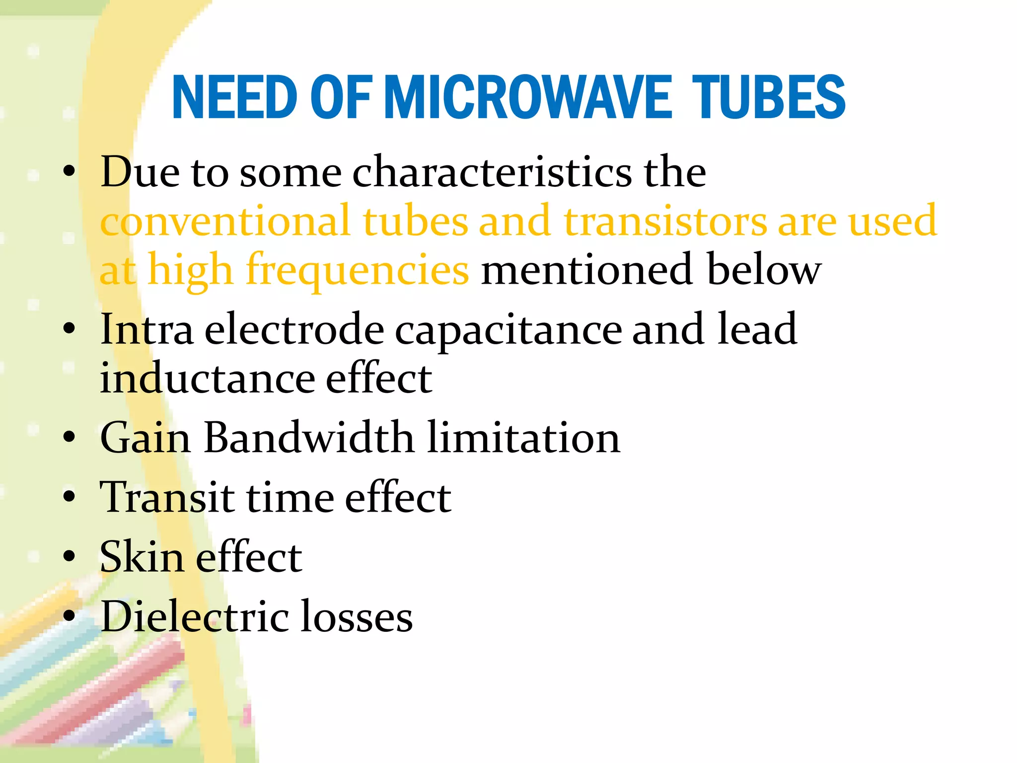 Working of Microwave Tubes and Semiconductor Devices, Unit 2 DECE - C18 ...