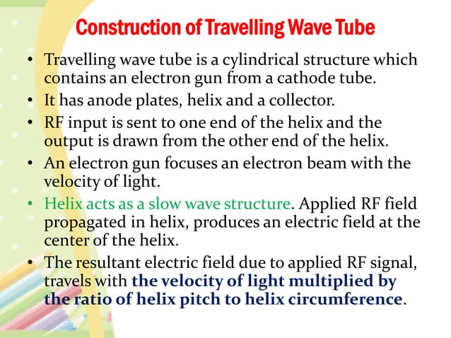 Working of Microwave Tubes and Semiconductor Devices, Unit 2 DECE - C18 ...