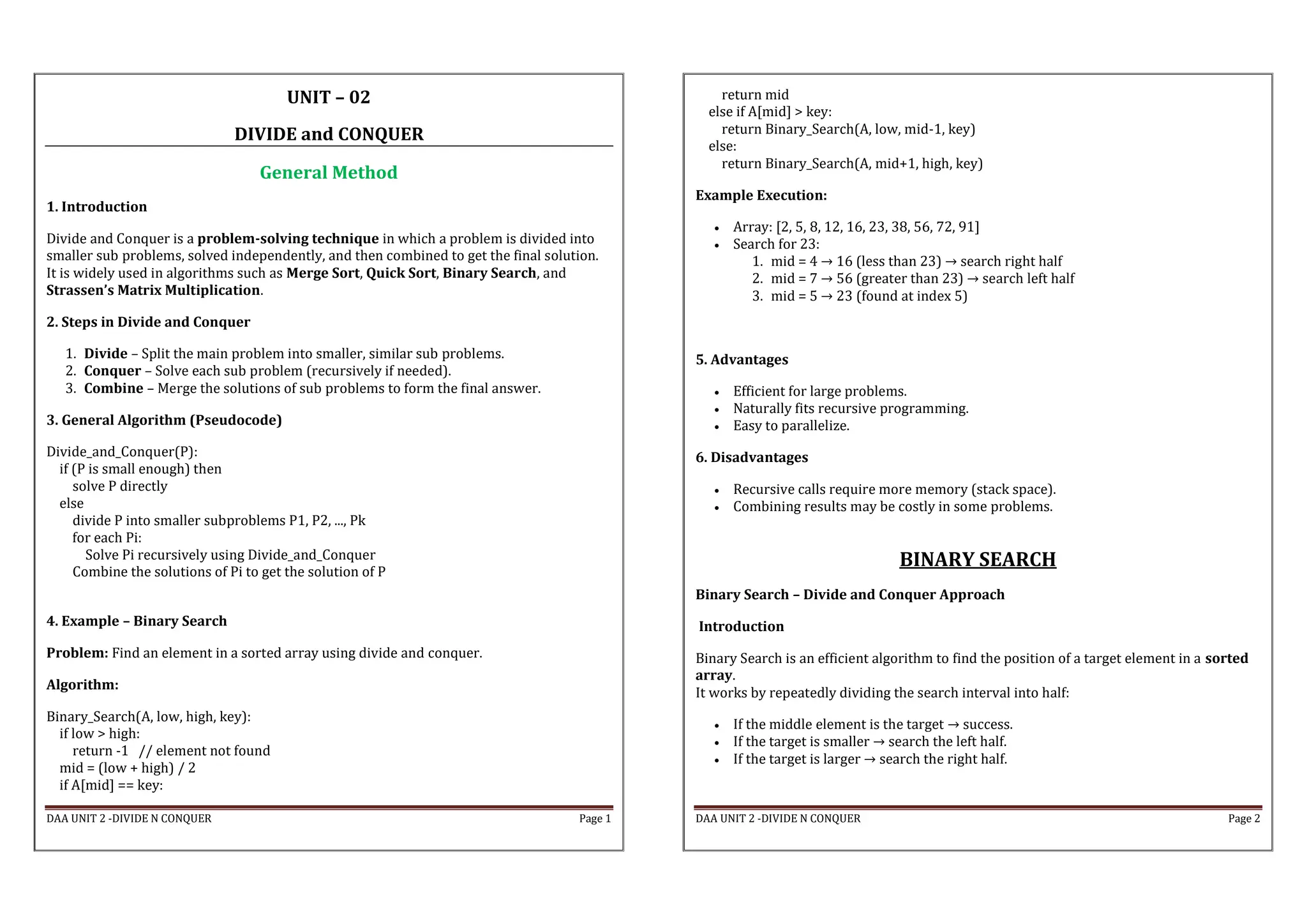 UNIT-2 DIVIDE N CONQUER (4 files merged).pdf