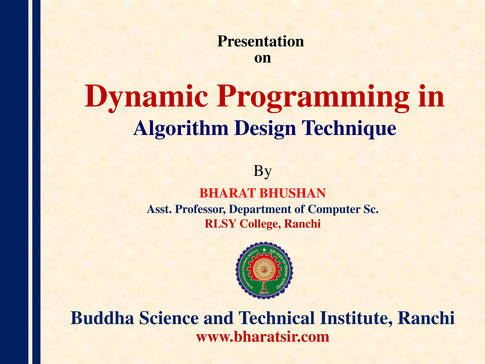 Dynamic Programming | PDF
