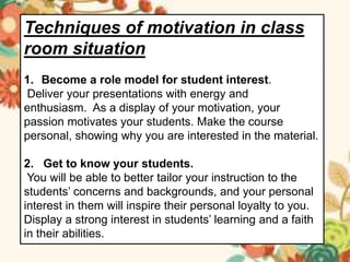 educational psychology - motivation | PPTX
